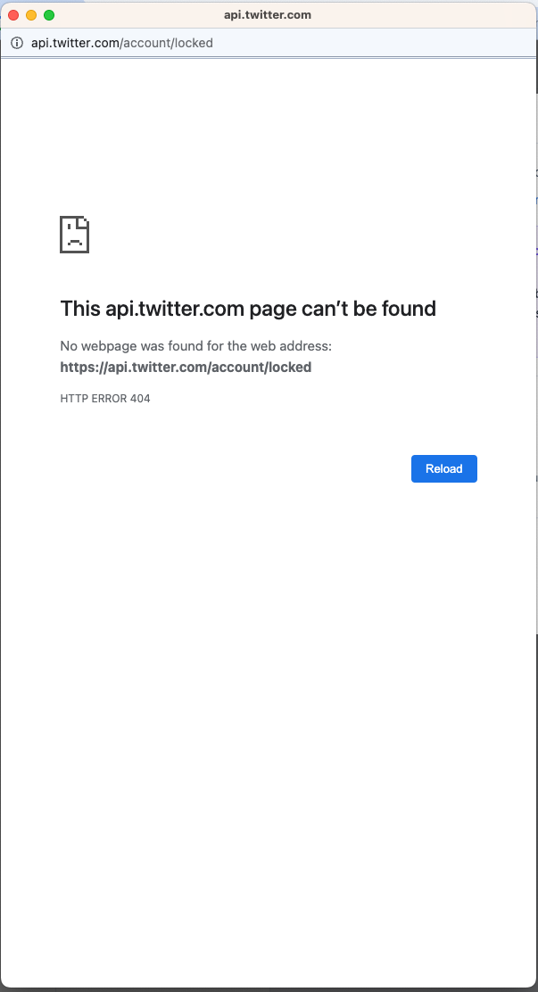 Regarding not being able to connect Twitter accounts